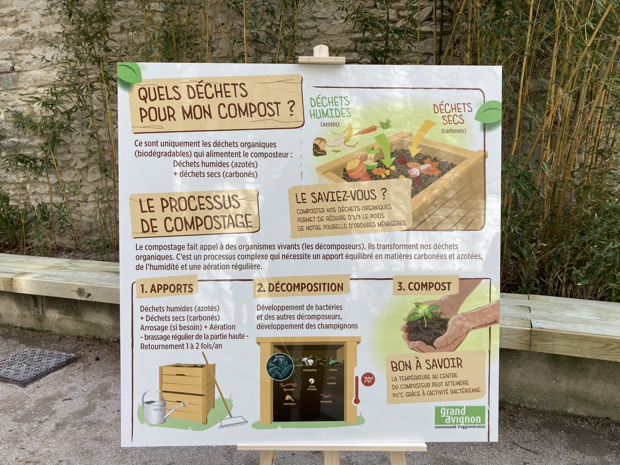 Jardin des Carmes : l’aire de compostage collectif officiellement ...