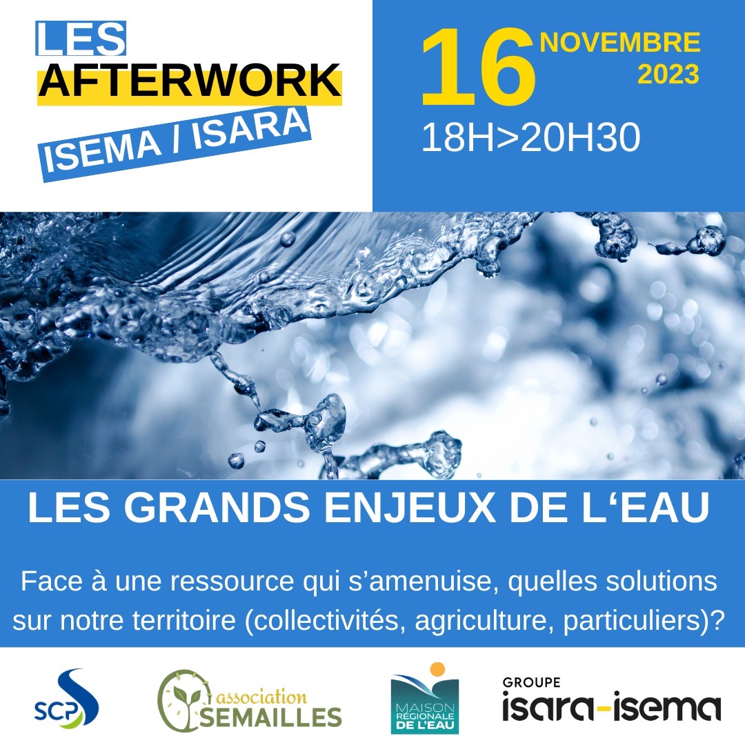 Isema-Isara : afterwork sur les grands enjeux de l'eau en Vaucluse ...