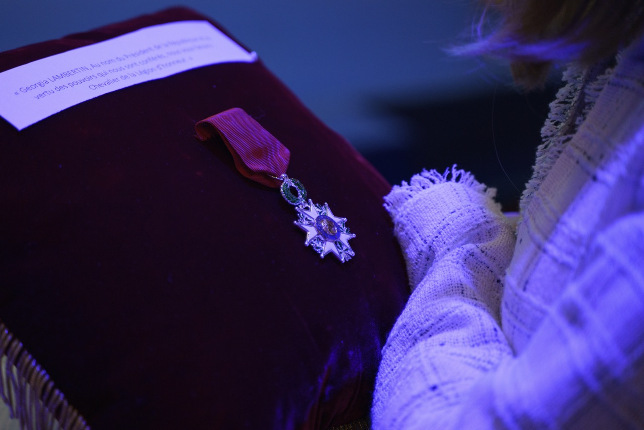 Georgia Lambertin décorée de la Légion d'honneur - Actualité